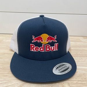 Yupoong | Accessories | Red Bull Trucker Hat Adjustable White And Navy ...